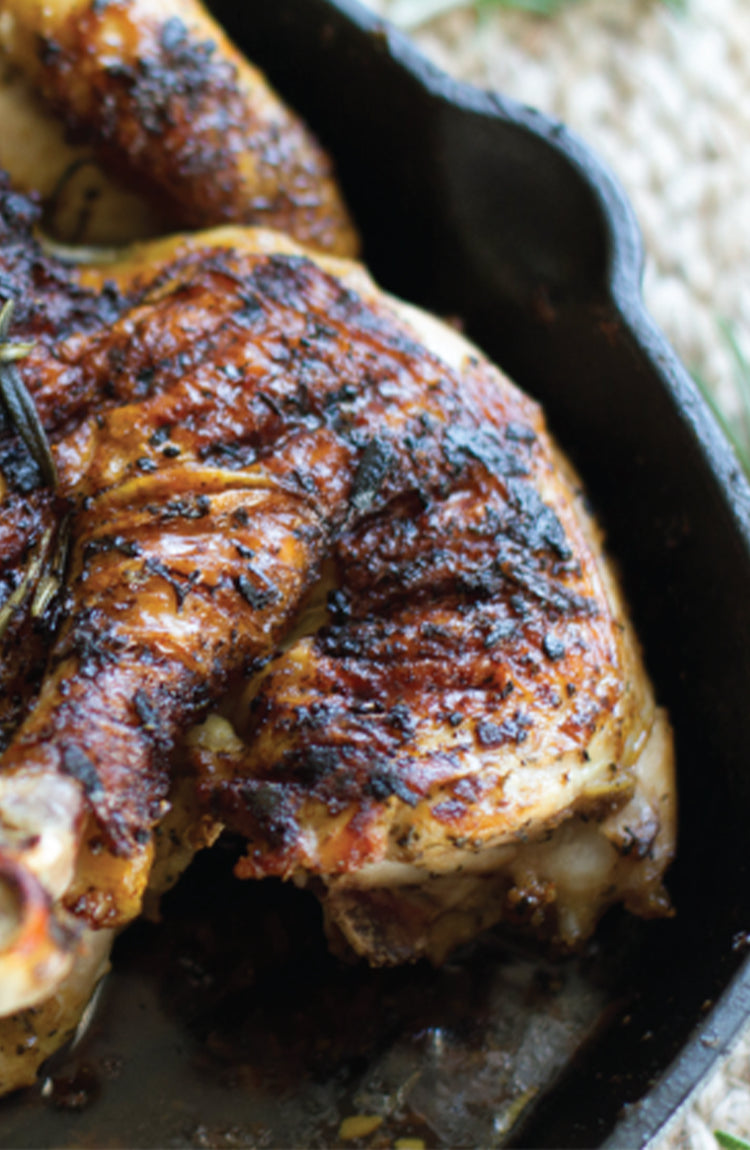 Rosemary Garlic Brick Chicken– Victoria SIGNATUREseries