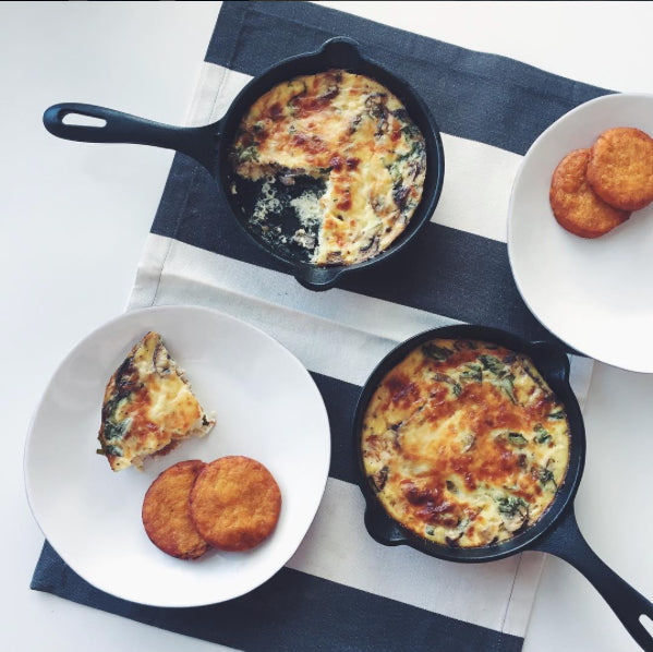 Mini Crustless Quiches by @whatrobineats– Victoria SIGNATUREseries